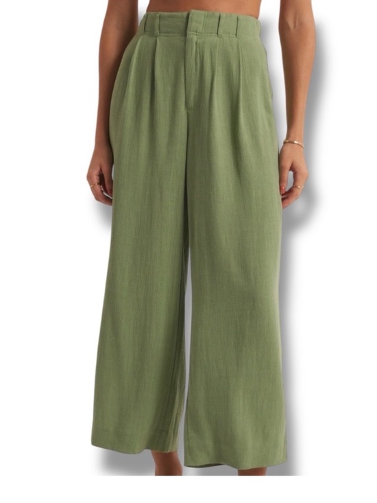 Z Supply | Pants & Jumpsuits | Nwt Z Supply Farah Linen Wide Leg Pants ...